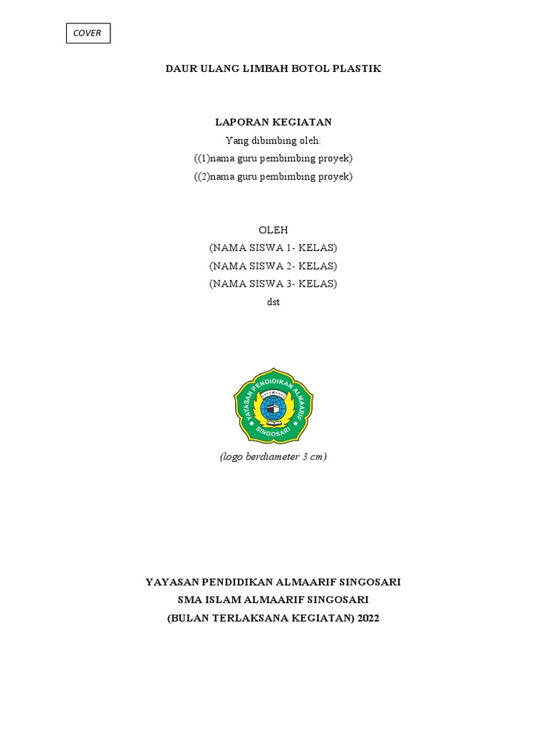 P5 Format Laporan Pdf