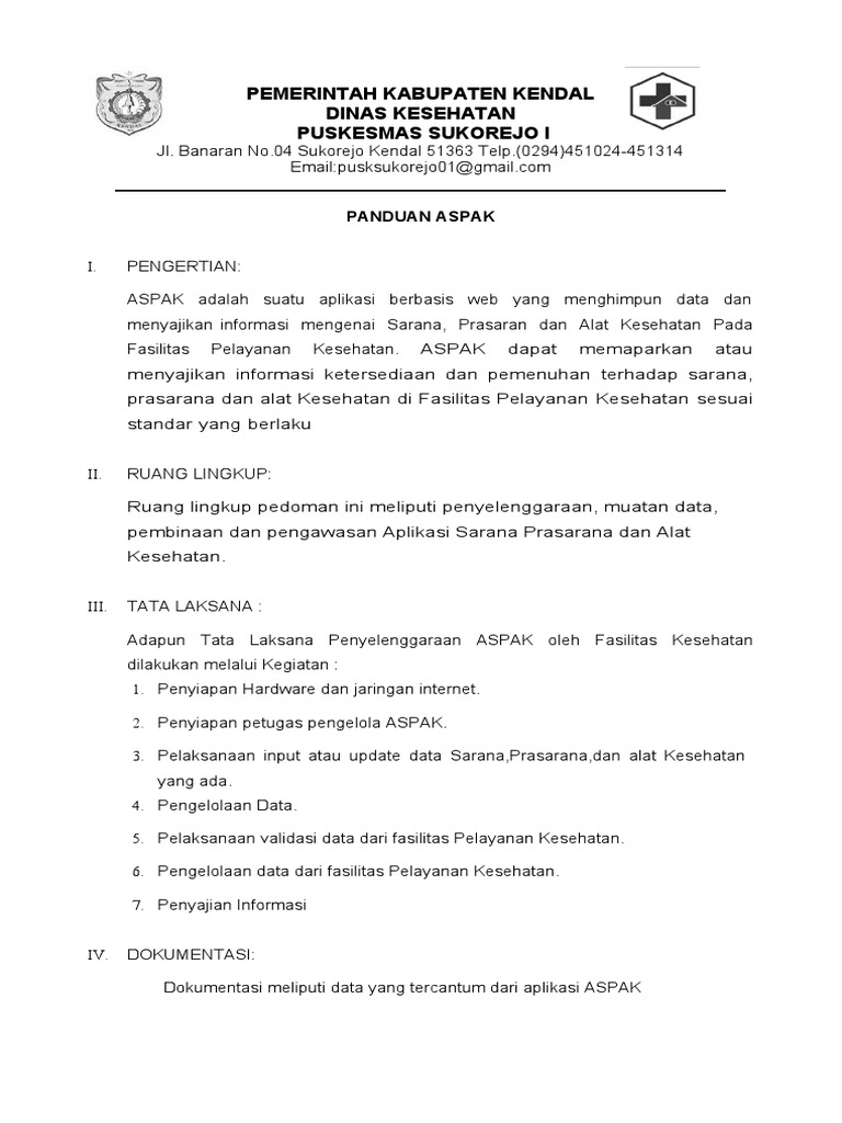 Panduan Aspak 2022 | PDF