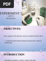 Inoculation Techniques for Tube Media | PDF | Growth Medium | Microbiology