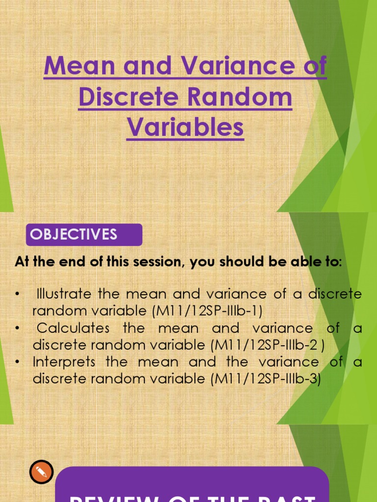 Stats Ppt Mean Pdf Variance Standard Deviation