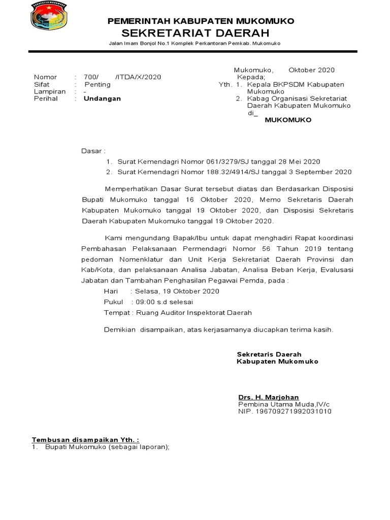 Surat Undangan | PDF