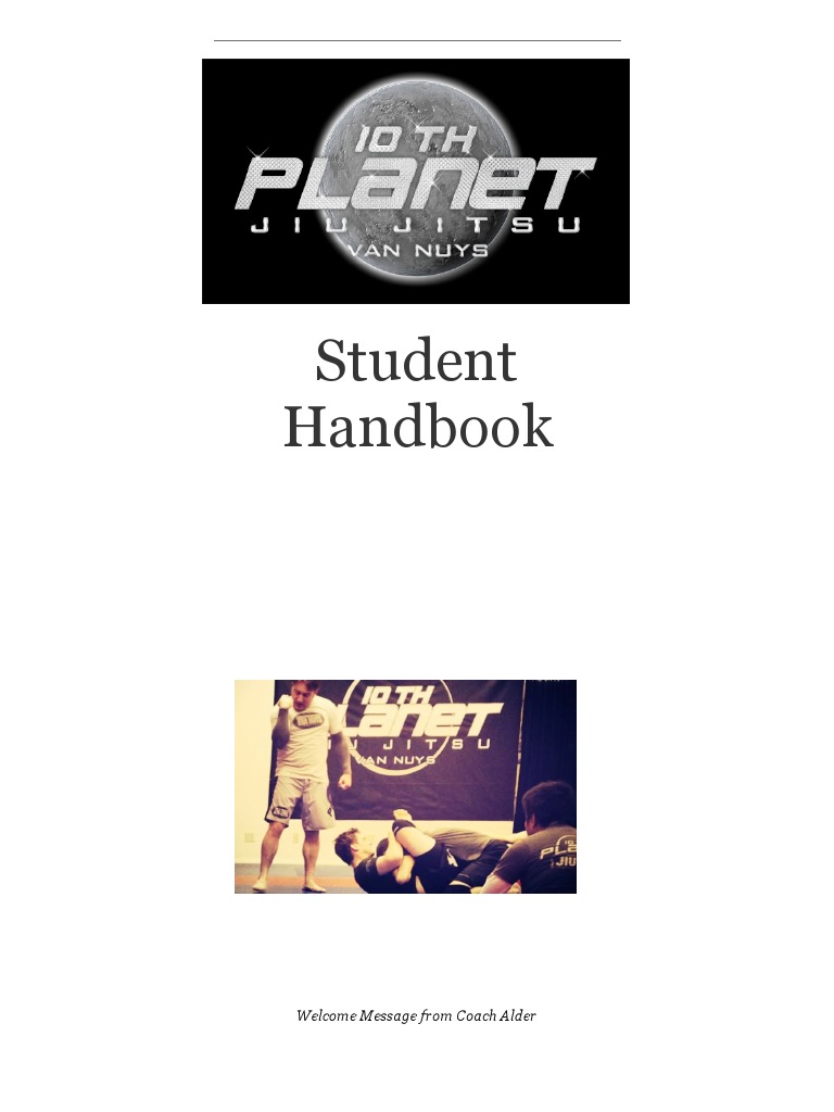Student Handbook 10th Planet Jiu Jitsu Van Nuys | Download Free PDF | Brazilian Jiu Jitsu ...