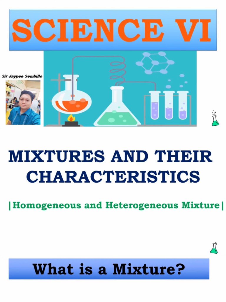 Mixtures | PDF | Language Arts & Discipline