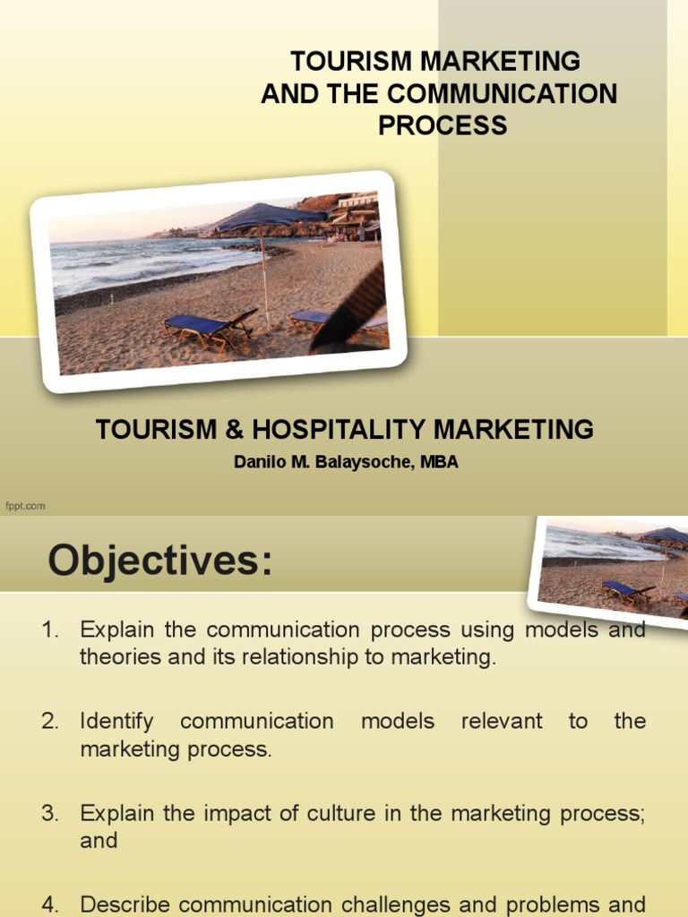 (4) Tourism Marketing & Communication Process | PDF | Communication ...