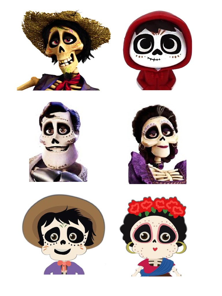 Molde Coco Día de Muertos | PDF