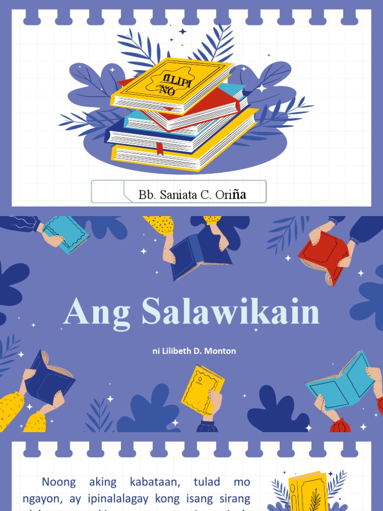 Salawikain (Saniata) | PDF