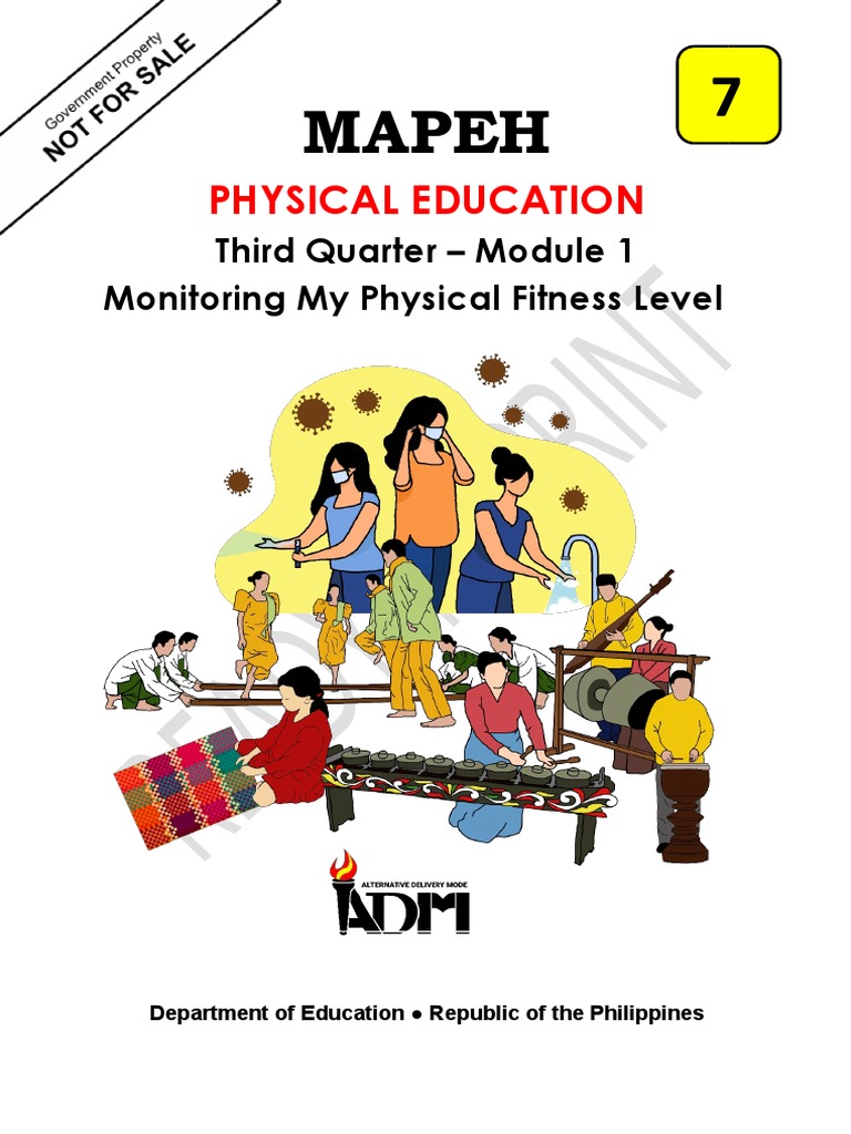 PE7 - Q3 - M1 - Monitoring My Physical Fitnesslevel - v5 | PDF | Body ...