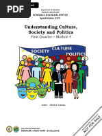 q1 Shs Ucsp Module 4 | PDF | Homo | Human