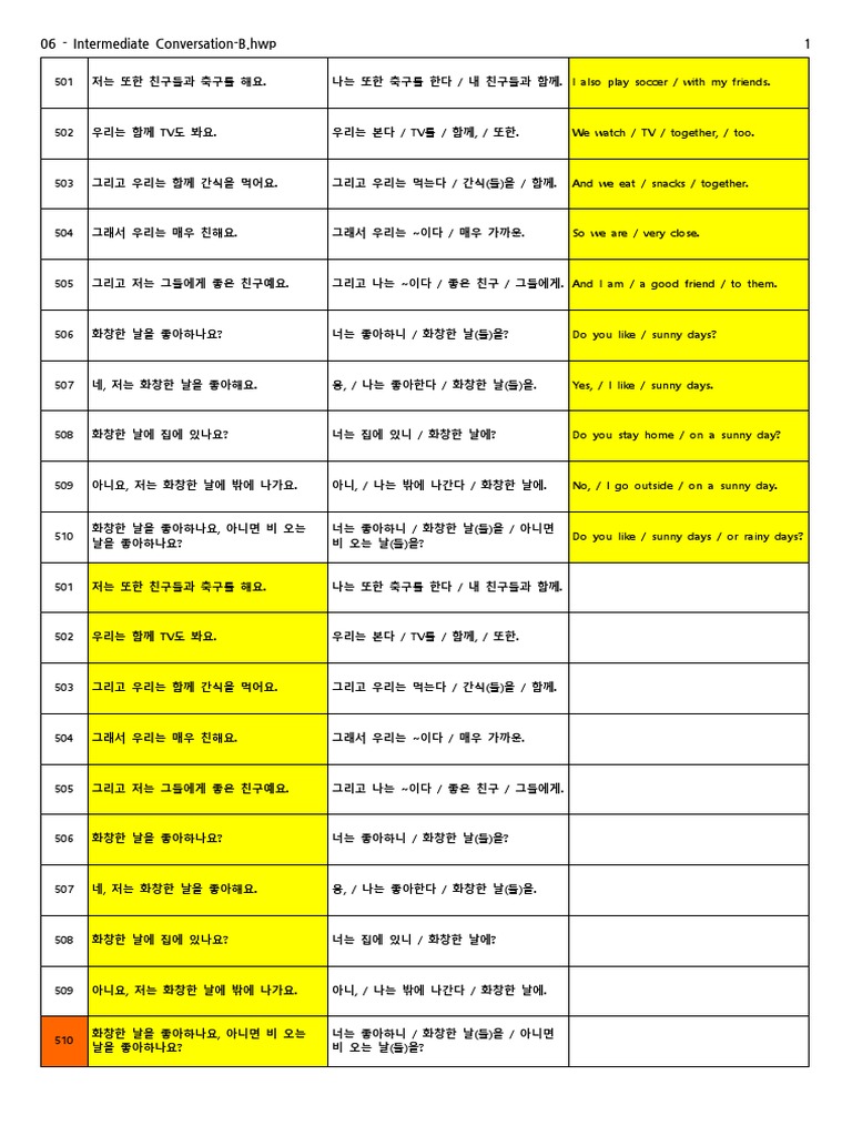 06 - Intermediate Conversation-B | PDF