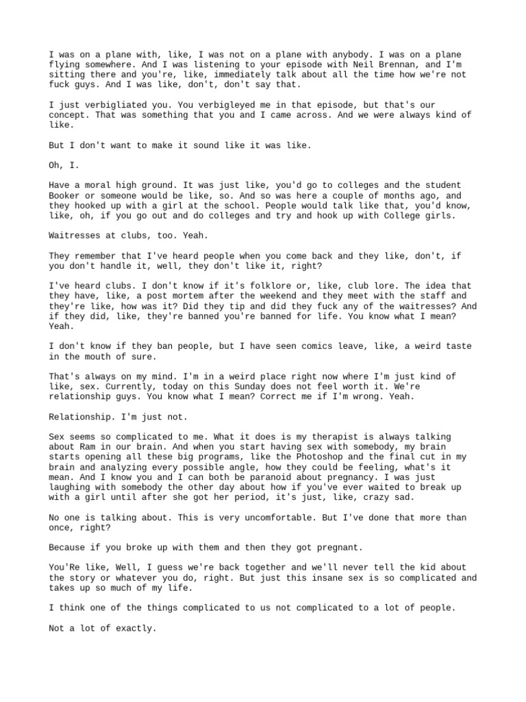 John Mulaney On Meaningless Sex And His History Of Drug Use Pdf