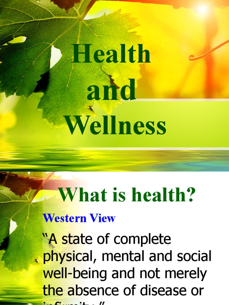 Module 6 Health and Wellness | PDF | Ayurveda | Traditional Chinese ...