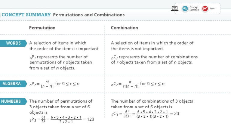 Permutations vs Combinations Explained | PDF | Cognition | Science