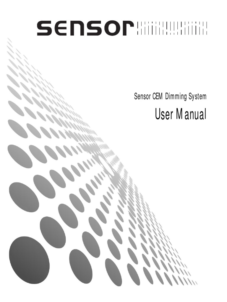 Sensor CEM 3.1 User Manual | PDF | Lighting | Computer Engineering