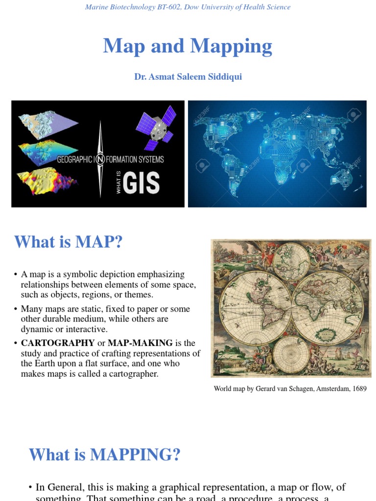 Map and Mapping | Download Free PDF | Map | Physical Sciences