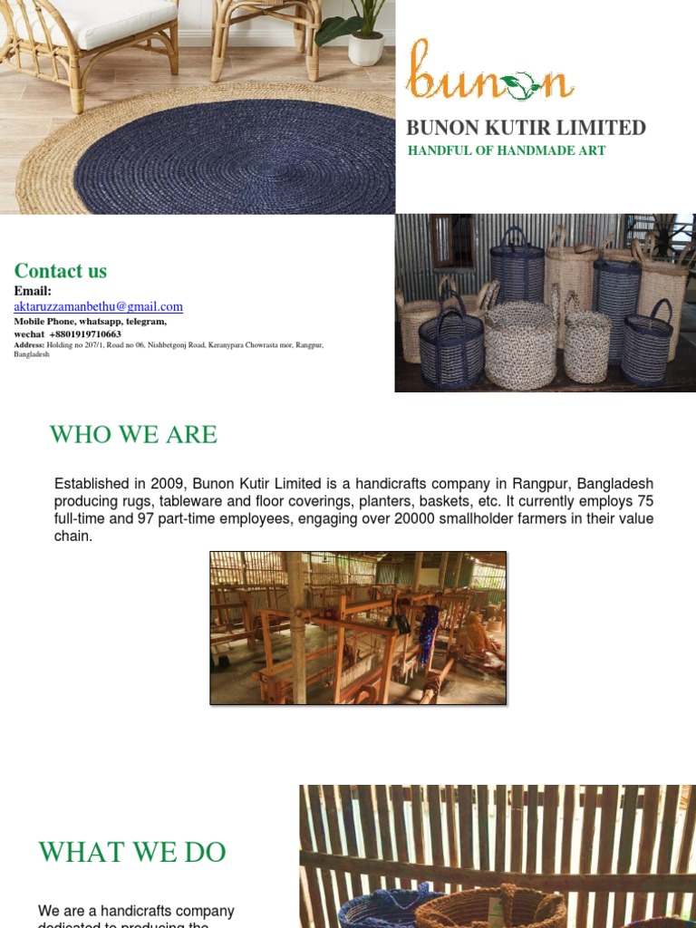 BunonKutir Product Catalogue Bangladesh | PDF | Textiles