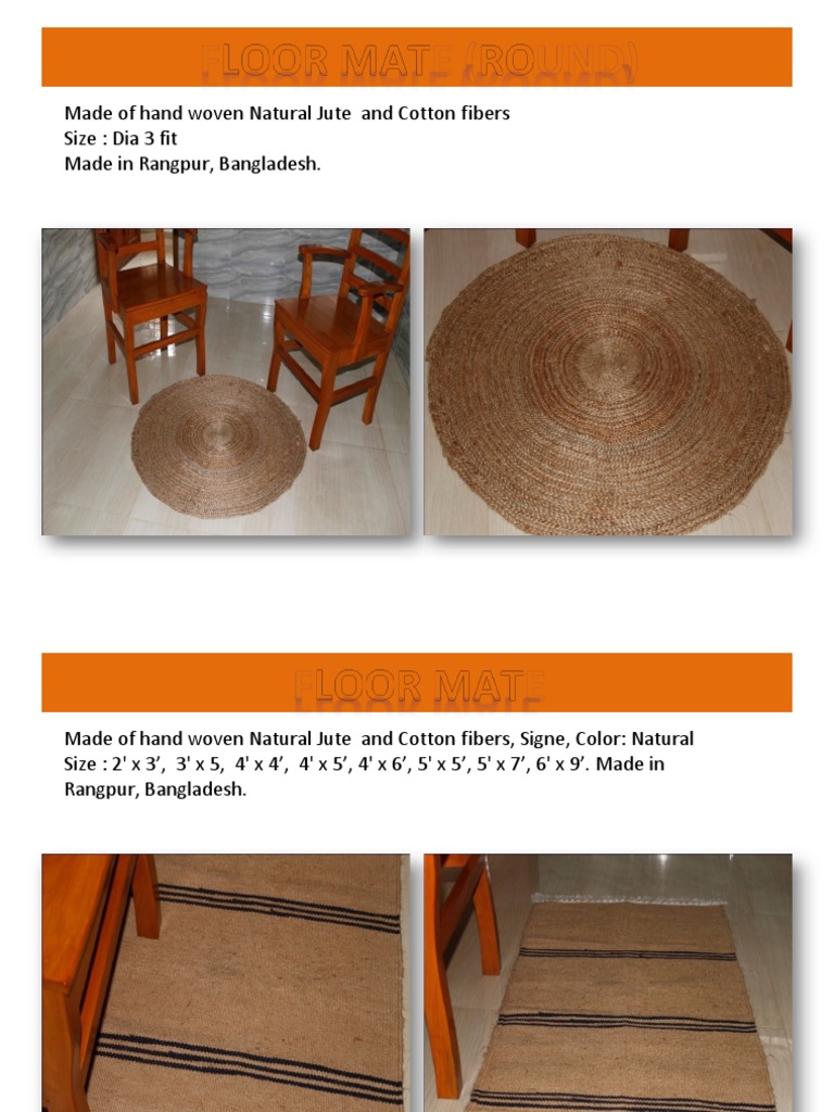 Jute Mate From Bangladesh Catalouge 2 | PDF
