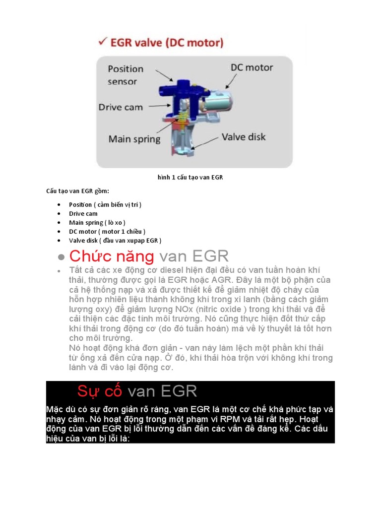 CH C Năng: Van EGR | PDF