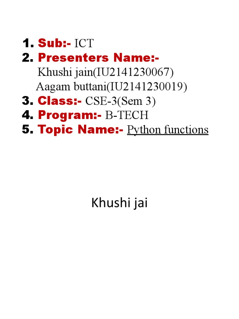Pyhton Functions Pdf Anonymous Function Python Programming Language