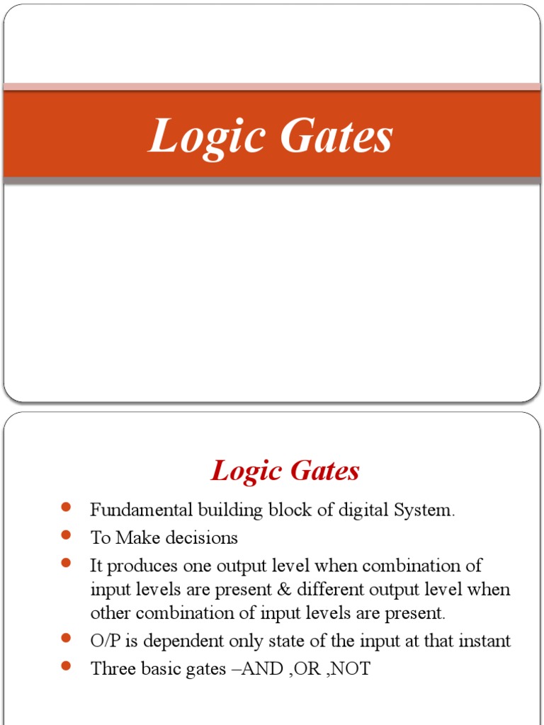 Unit 1 Logic Gates - 02 | PDF | Logic Gate | Electronic Circuits