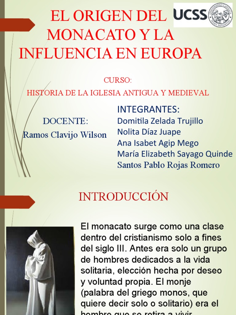 Los Origenes Del Monacato y Su Influencia en Europa | PDF | Monacato ...