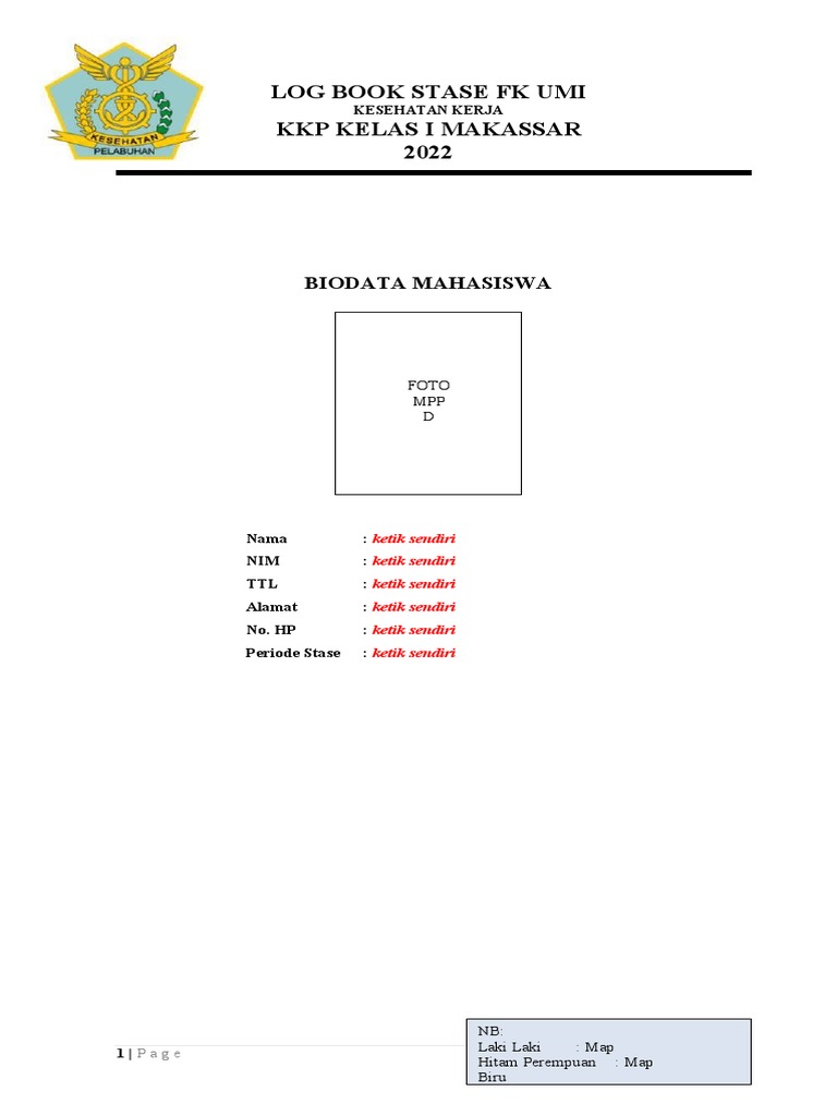 Form Stase FK Umi 2022 | PDF
