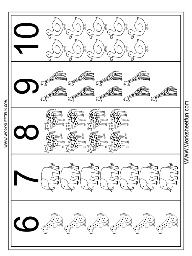 Squares Number Chart 6 To 10picture | PDF