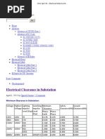 Substation Electrical Clearance Standards | PDF | Electrical Substation ...