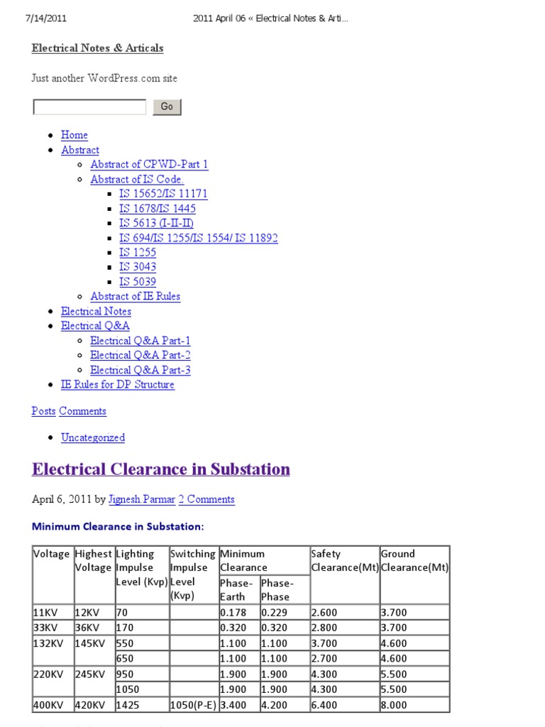 2011 April 06 Electrical Notes & Articals | Download Free PDF ...