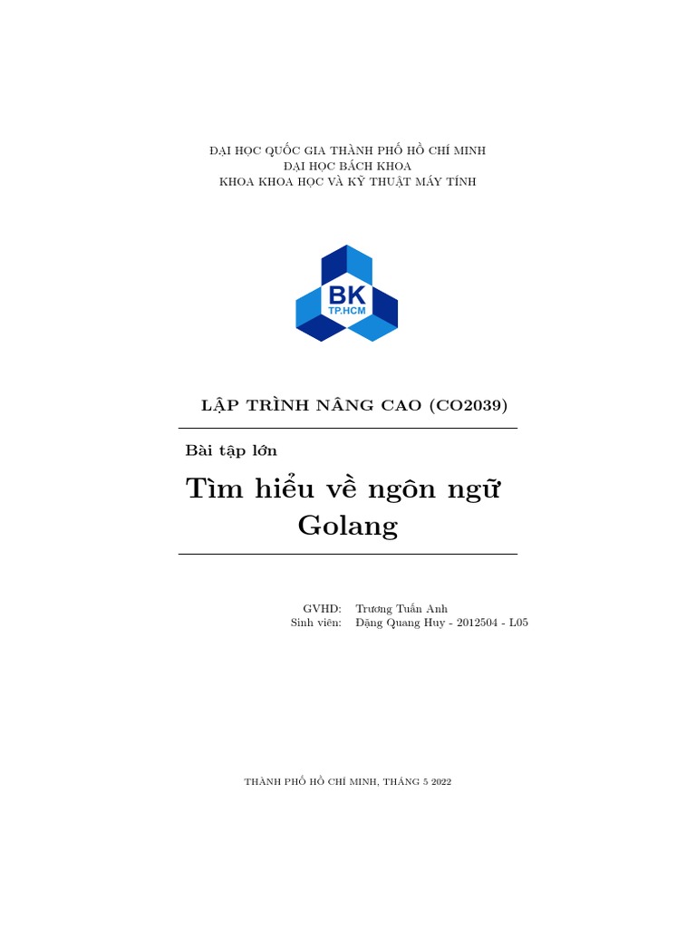 Advanced Programing-L05-2021-Đặng Quang Huy-2012504 | PDF