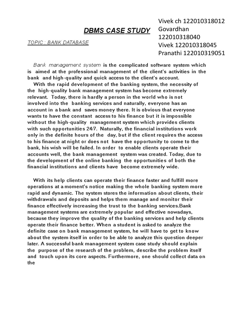 DBMS Case Study 9 | PDF | Relational Model | Table (Database)