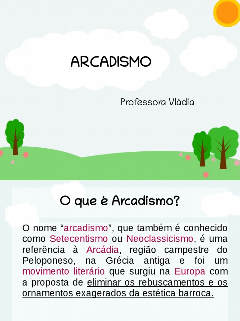 O Arcadismo: origens, características e influência na literatura ...