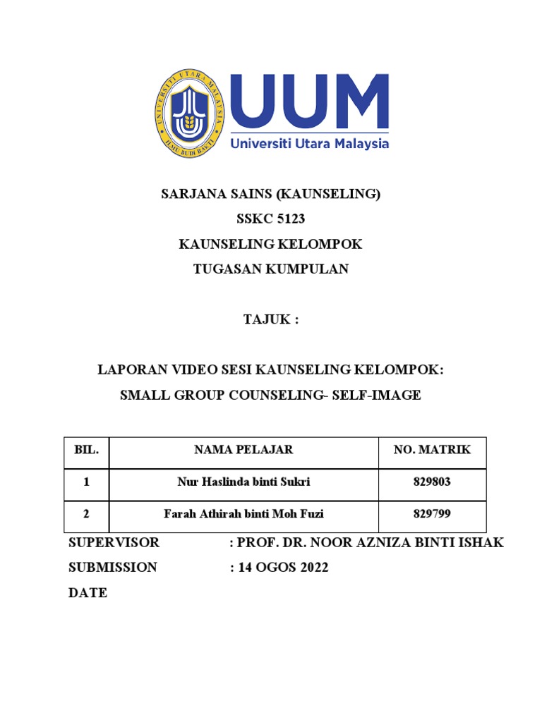 Tugasan 3 LAPORAN VIDEO SESI KAUNSELING KELOMPOK | PDF