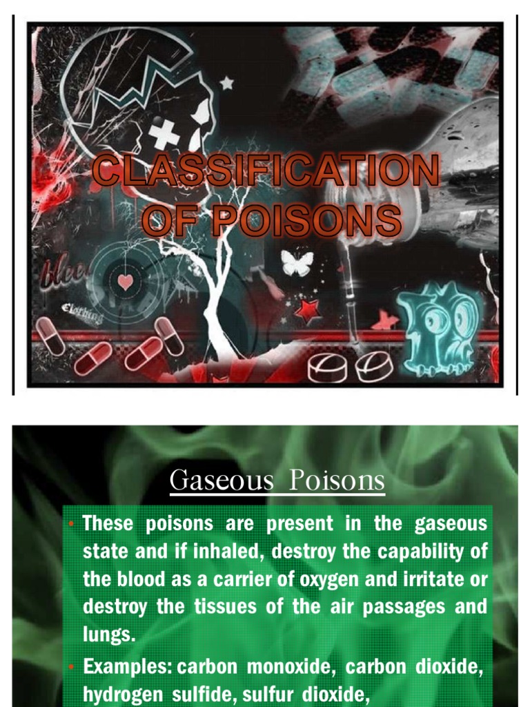 Poisoning Classification | PDF | Wellness