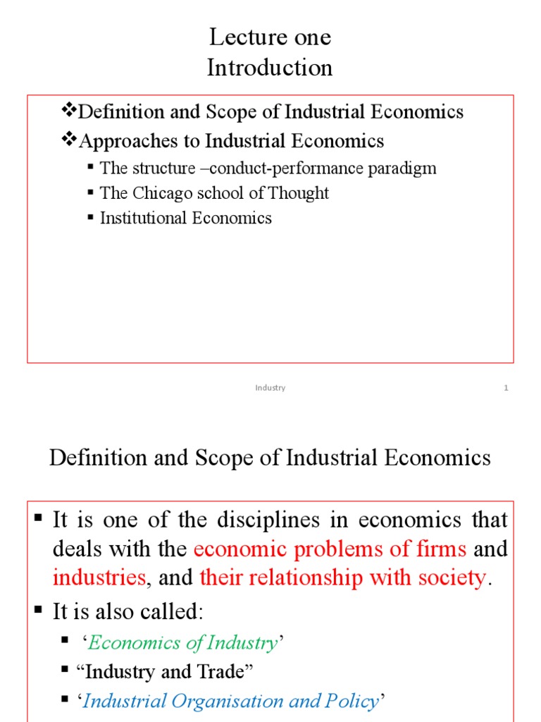 Introduction to Industrial Economics | PDF | Economics | Perfect ...
