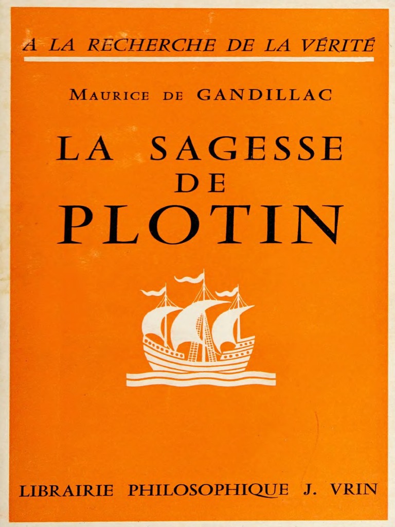 (Maurice de Gandillac) La Sagesse de Plotin | PDF