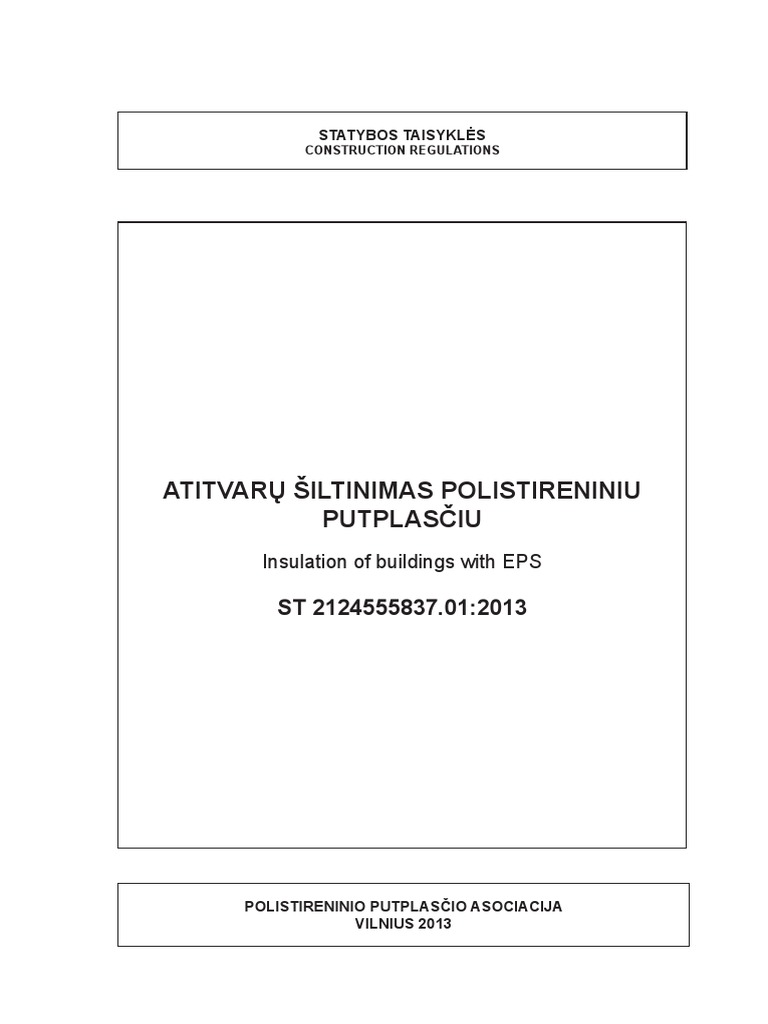 Statybos Taisykles | PDF