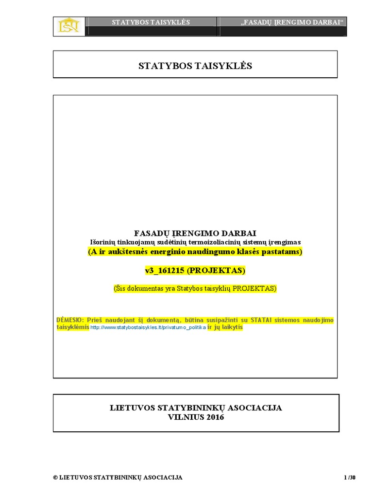 01 ENERGOTRAIN B TA2 Tinkuojami Fasadai v161215 | PDF