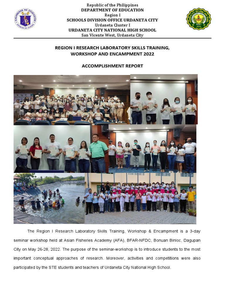 Accomplishment Report and Winnings | PDF | Home & Garden | Science ...