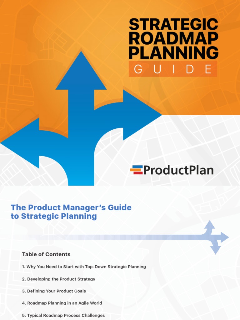 ProductPlan Strategic Roadmap Planning Guide | PDF | Performance Indicator | Agile Software ...