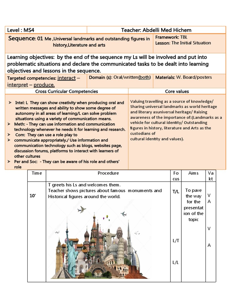 4ms Initial Situation by Hichem Abl 2019-2020 | PDF | Learning ...