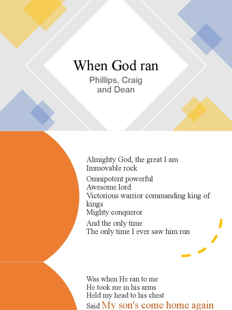 When God Ran | PDF