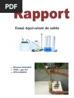 TP 3 M.D.C. L'équivalent de Sable | PDF | Matériaux de construction ...