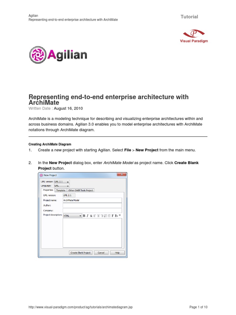 Archimate Tutorial | PDF | Insurance | Information Management