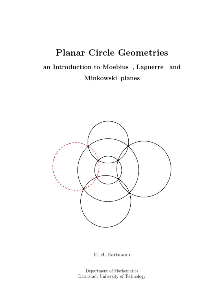 An Introduction To Planar Circle Geometries Möbius Laguerre And Minkowski Planes Pdf