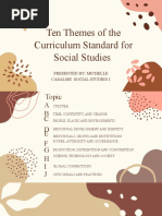 The 10 Themes of Social Studies | PDF | Behavioural Sciences | Science