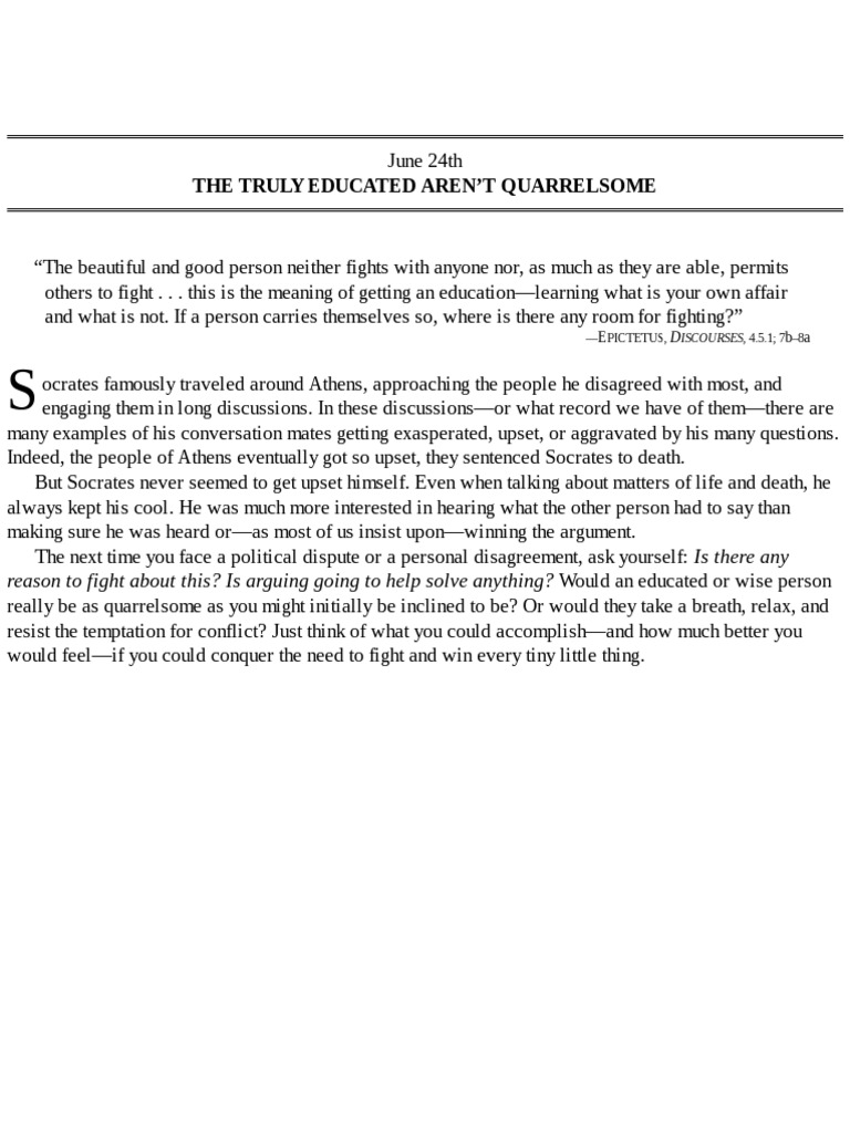 The Daily Stoic 366 Meditations On Wisdom, Perseverance, and The Art of ...