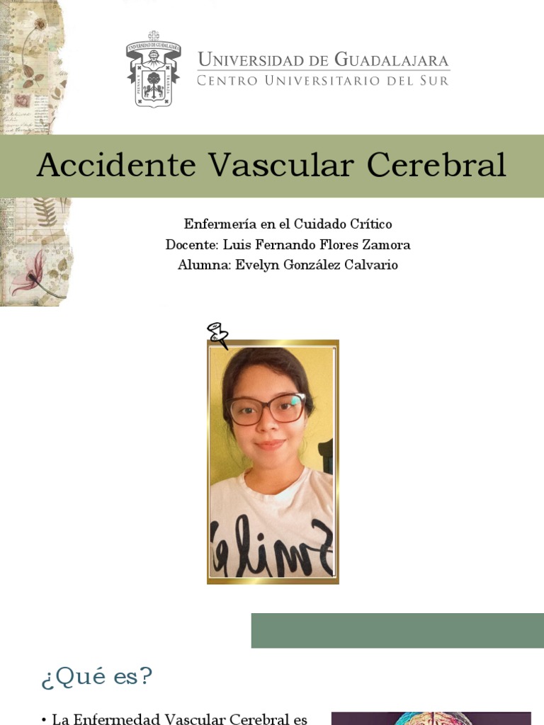 Accidente Vascular Cerebral | PDF | Carrera | Isquemia