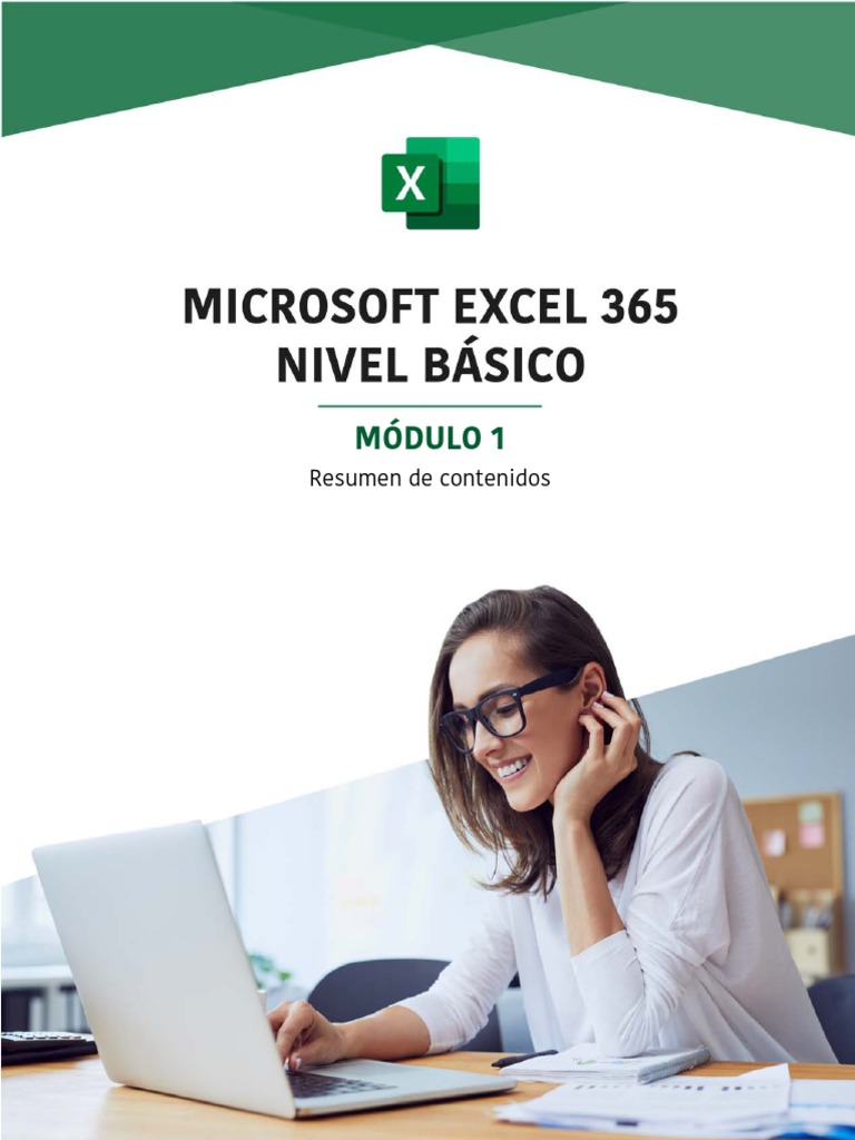 Módulo 1 de Resumen de Contenido Office365 Excel - v2 | PDF | Microsoft Excel | Hoja de cálculo