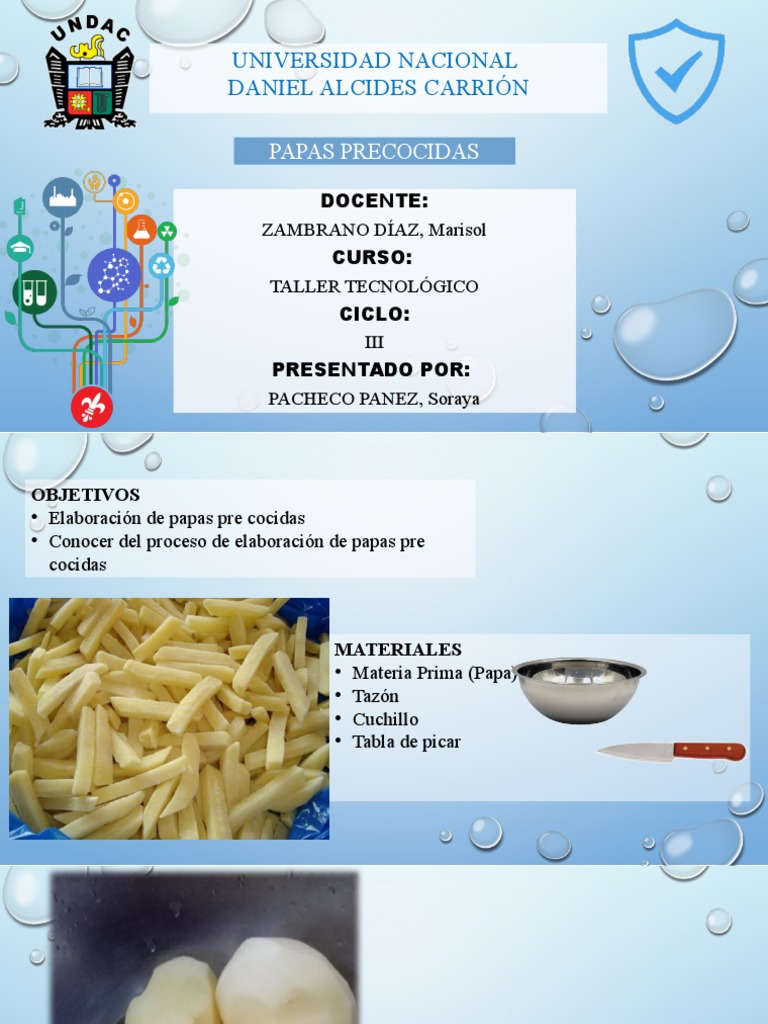 Papas Precocidas | PDF
