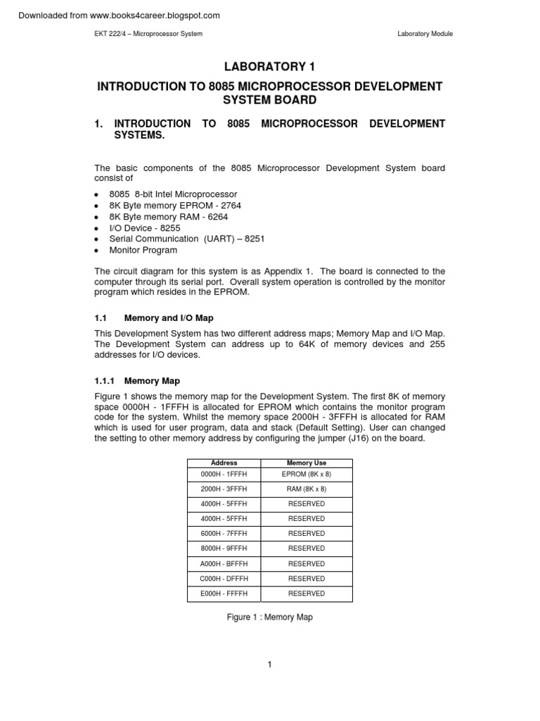 8085 Microprocessor Lab Guide | PDF | Analogue Electronics | Analog To ...